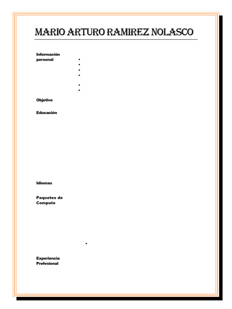 Ramirez Curriculum | PDF