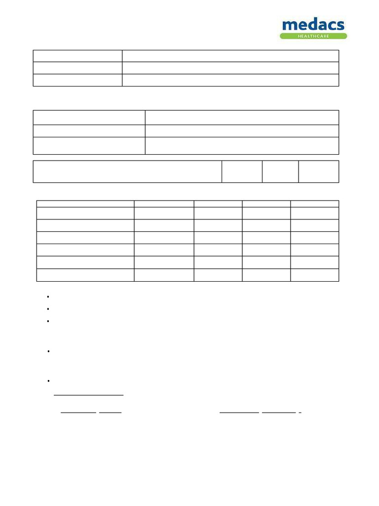 Medacs Reference Form -Radiographer | PDF