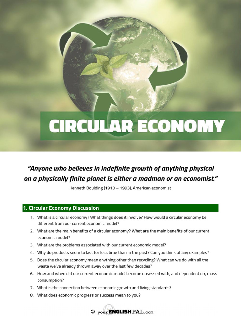 Understanding Circular Economy Concepts | PDF | Recycling | Economies