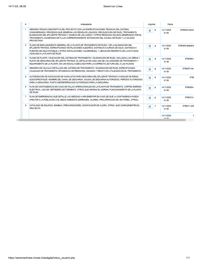 Seremi en Línea 2 | PDF