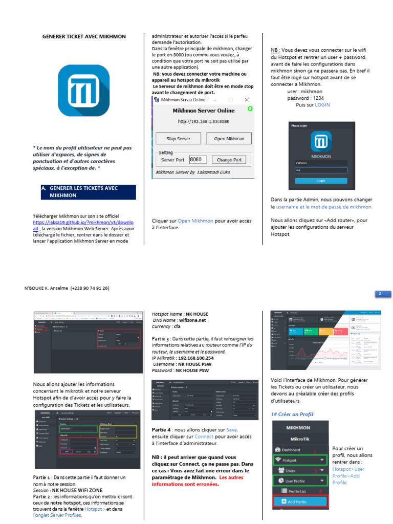 Generer Ticket Avec Mikhmon | PDF | Architecture de réseau | Protocoles Internet