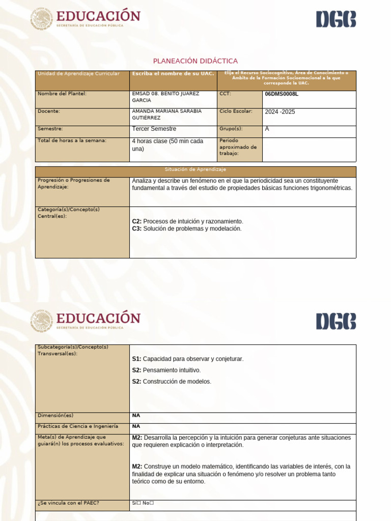 PM III Progresión 13 Emsad | PDF | Maestros | Evaluación