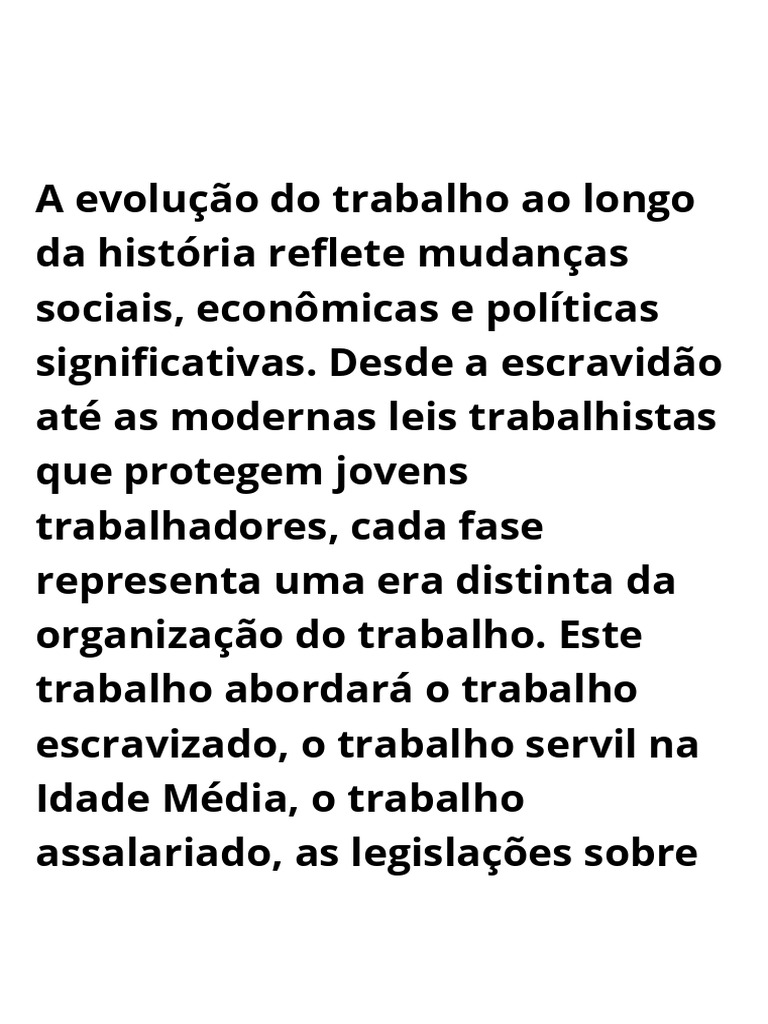 Claro! Vou organizar o trabalho em seções para facilitar a leitura e a ...