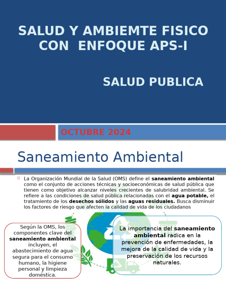 Salud y Ambiente fisico | PDF