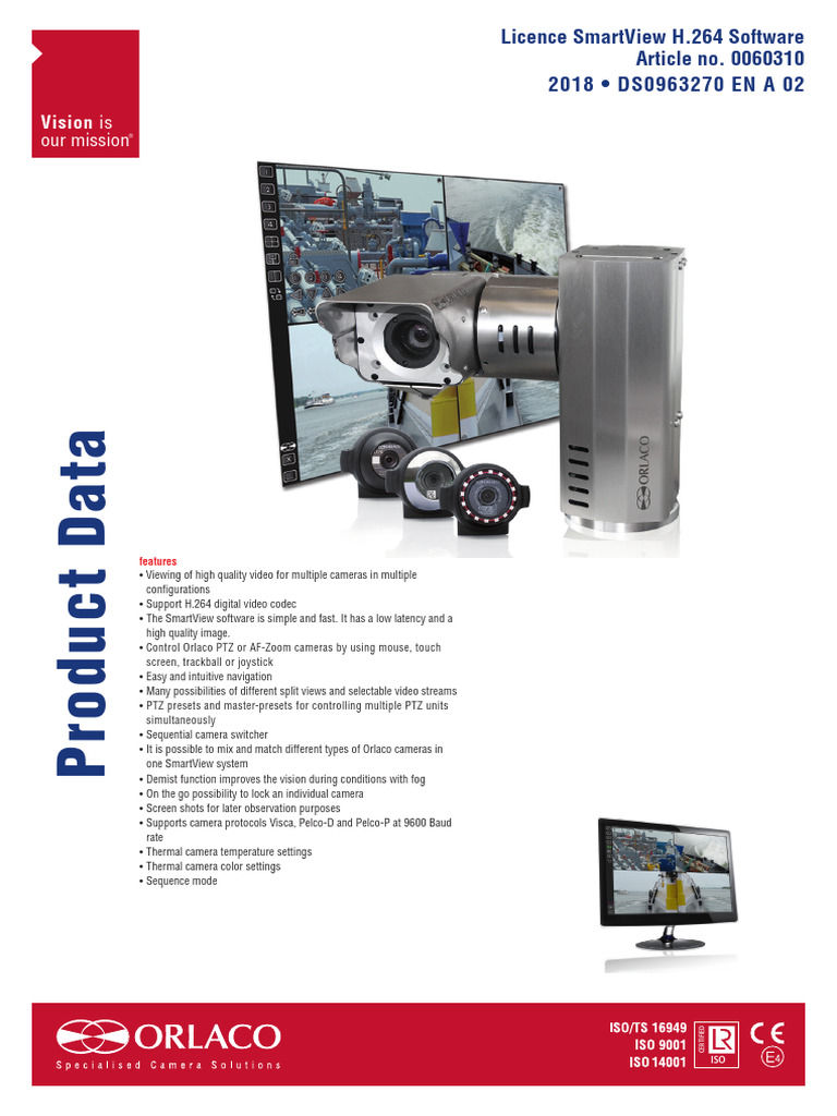 DS0963270-0060310 Licence SmartView H.264 Software EN A02 | PDF | Video | Camera