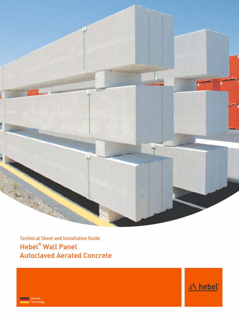 Installation Guide Hebel Wall Panel 08.20l | PDF | Building Insulation ...