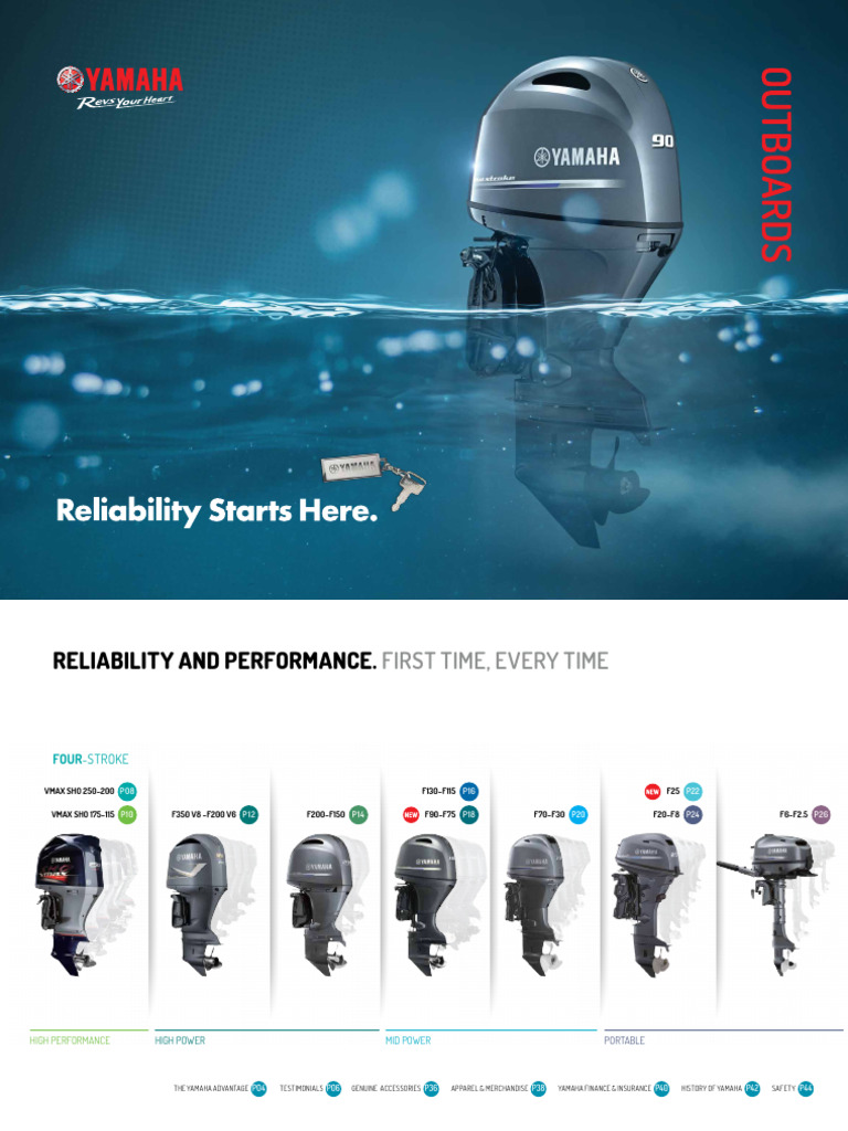 Outboard 2017 Brochure WEB | PDF | Engines | Internal Combustion Engine