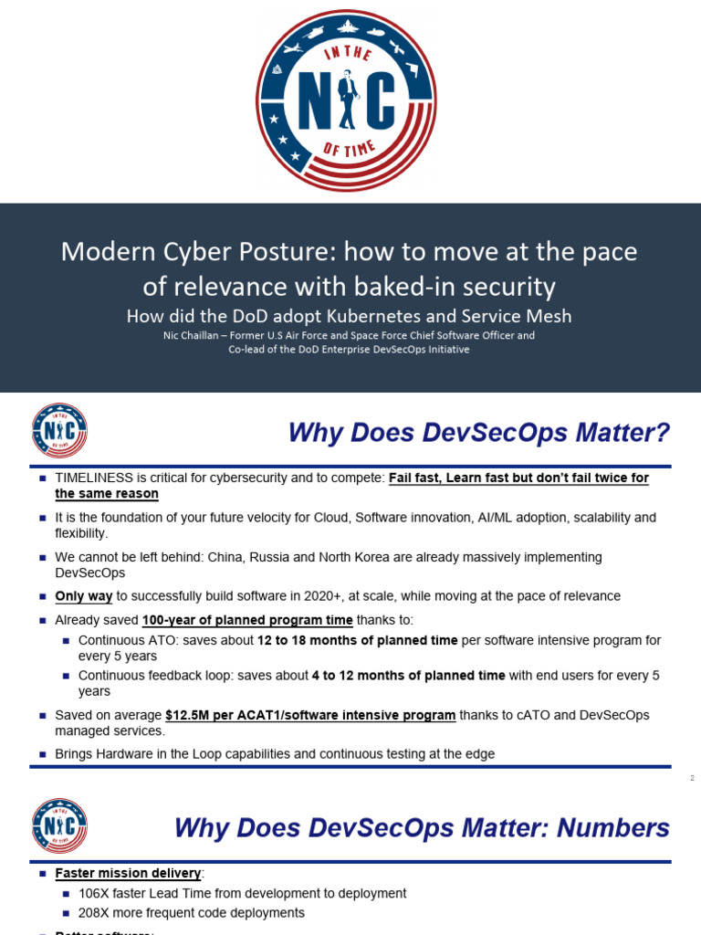 Fireside Chat 1 - Nicolas Chaillan | PDF | Cloud Computing | Software Engineering