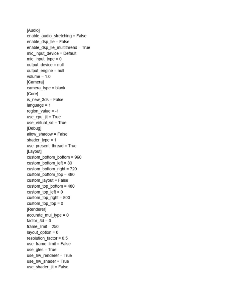 Config Mmj.ini | PDF