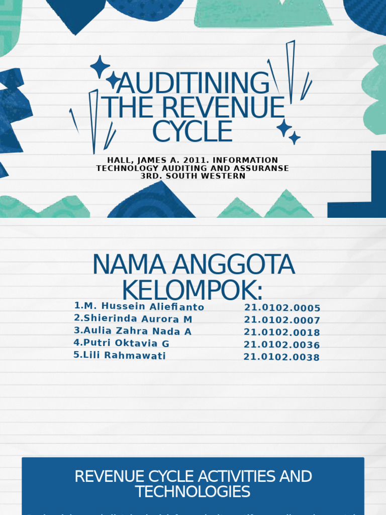 Kelompok 5 - IS Audit and Control - Auditing The Revenue Cycle - Akt. 21 Reguler | PDF
