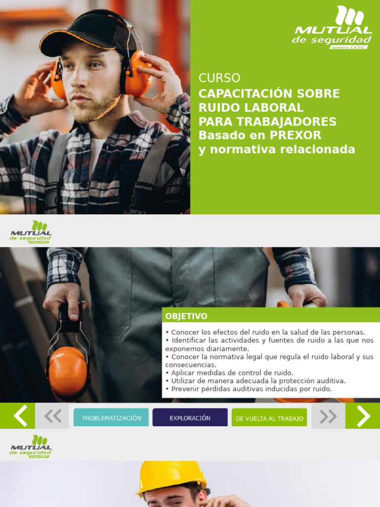 Presentación PREXOR Trabajadores | PDF | ruido | Sonido