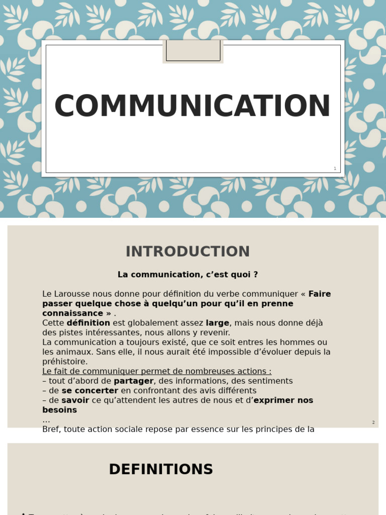 Comprendre la communication essentielle | PDF | Estime de soi | la ...