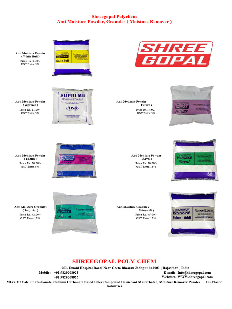 Anti Moisture Solutions for Plastics | PDF