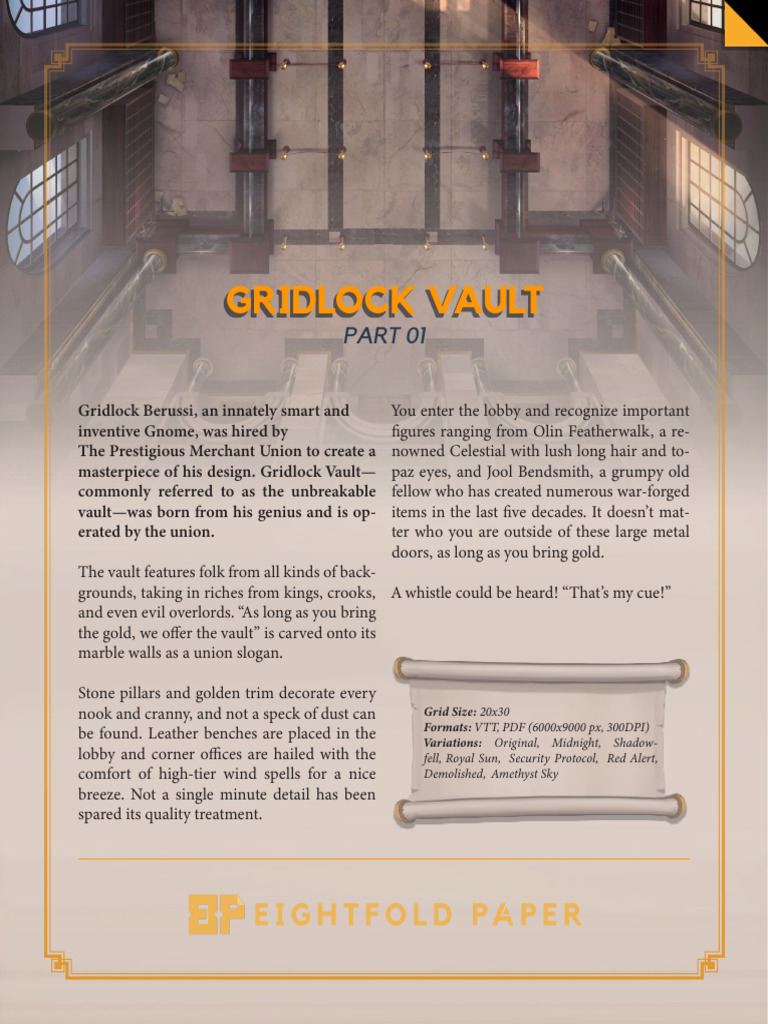 MapDetails GridlockVault Part01 | PDF