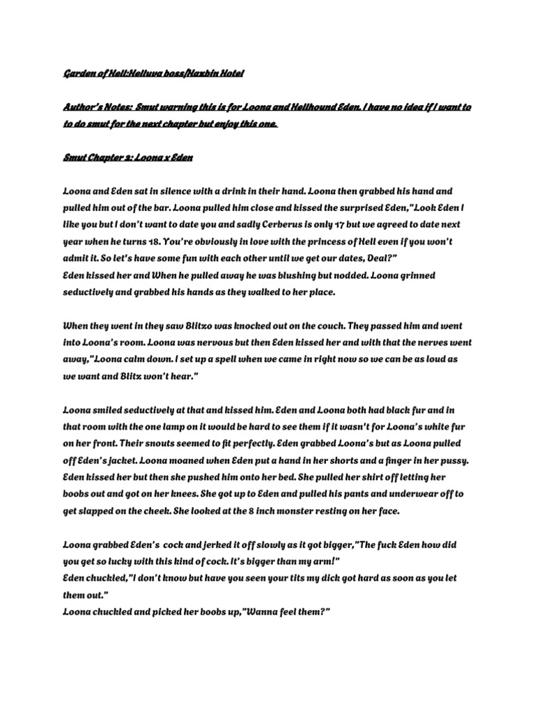 Smut Chapter 2 - Loona X Eden | PDF