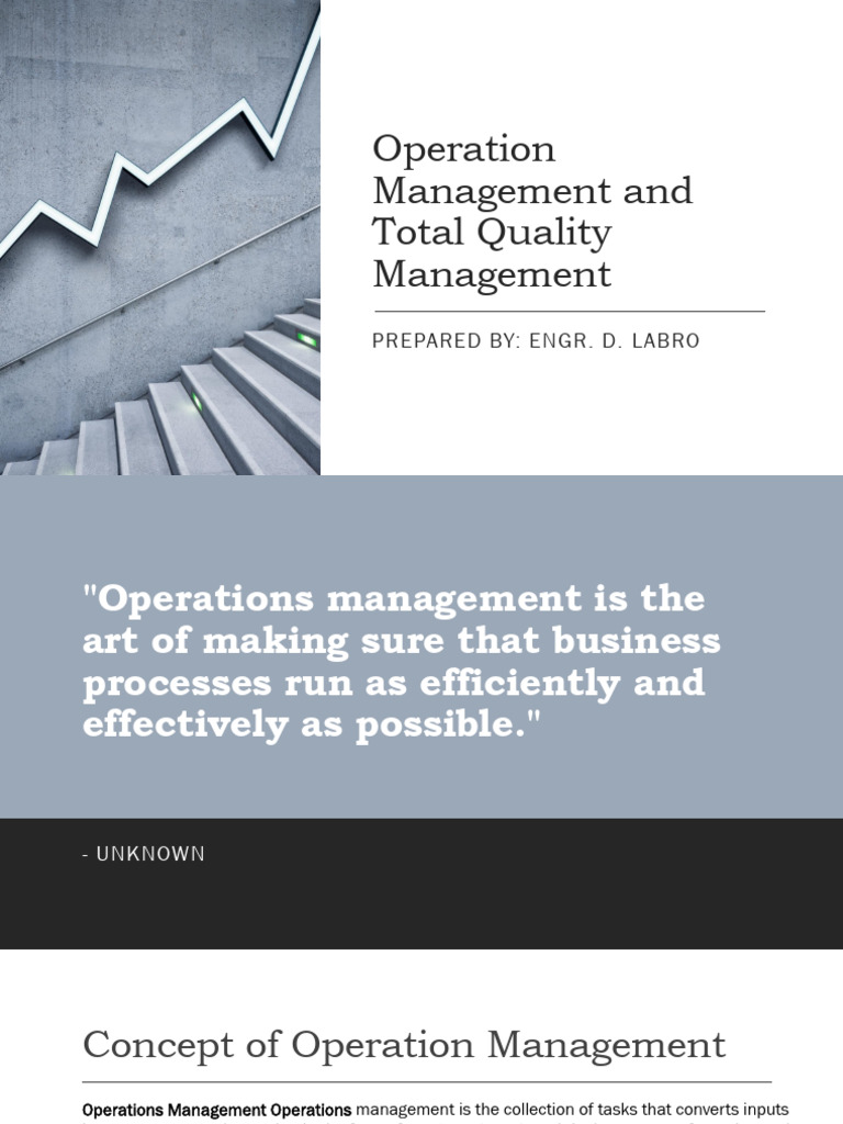 OM-TQM-Merged-Module | PDF | Lean Manufacturing | Benchmarking