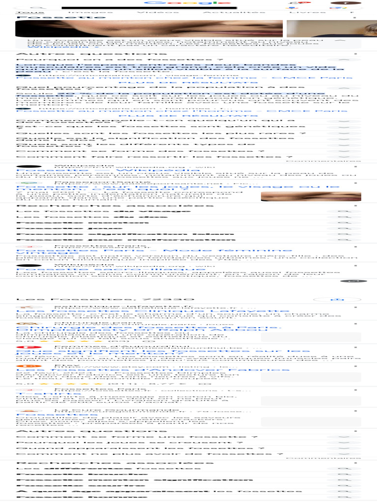 Les Fossettes - Recherche Google | PDF