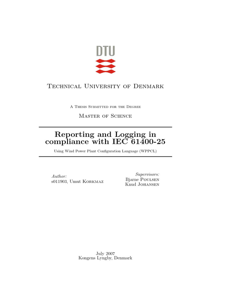IEC 61400-25 Compliance in Wind Power | PDF | Data Model | Service ...