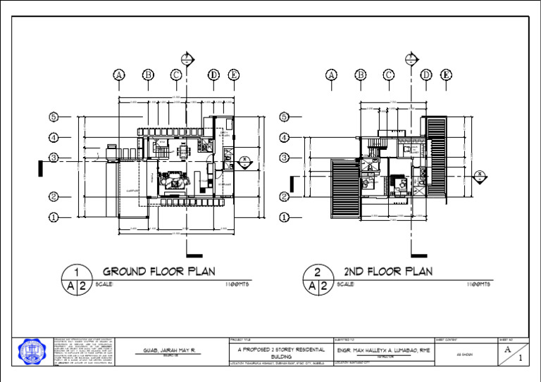 2 Storey Residential Floor Plan | PDF | Queensland Heritage Register ...