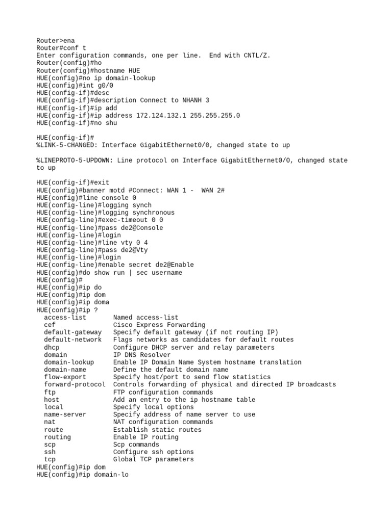 Cho Phep SSH Vao Router - 2 | PDF | Ip Address | File Transfer Protocol