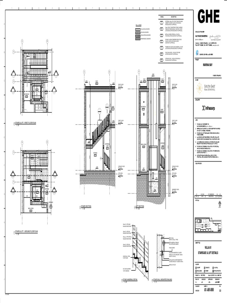 A1-Ar-800-Staircase & Lift Details | PDF | Buildings And Structures ...
