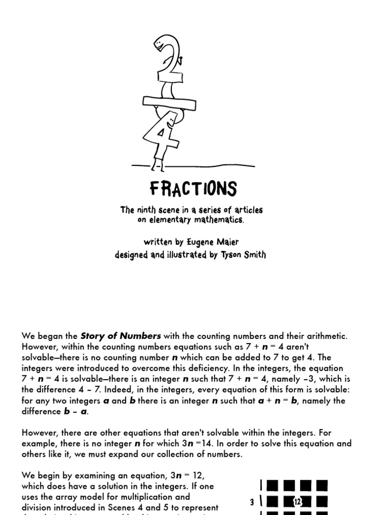 Scene 9, Fractions | PDF | Mathematical Notation | Mathematics