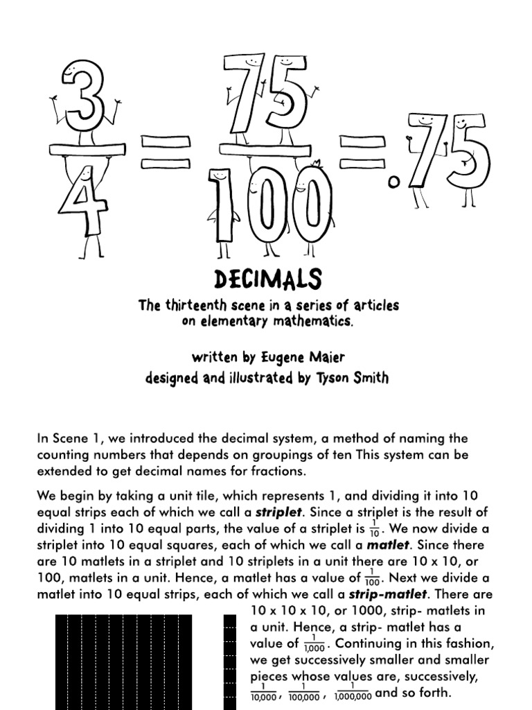 Scene 13, Decimals | PDF