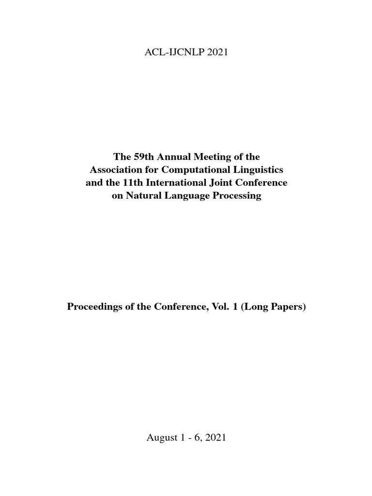 2021.acl-long.0(7) | PDF | Mentorship | Linguistics
