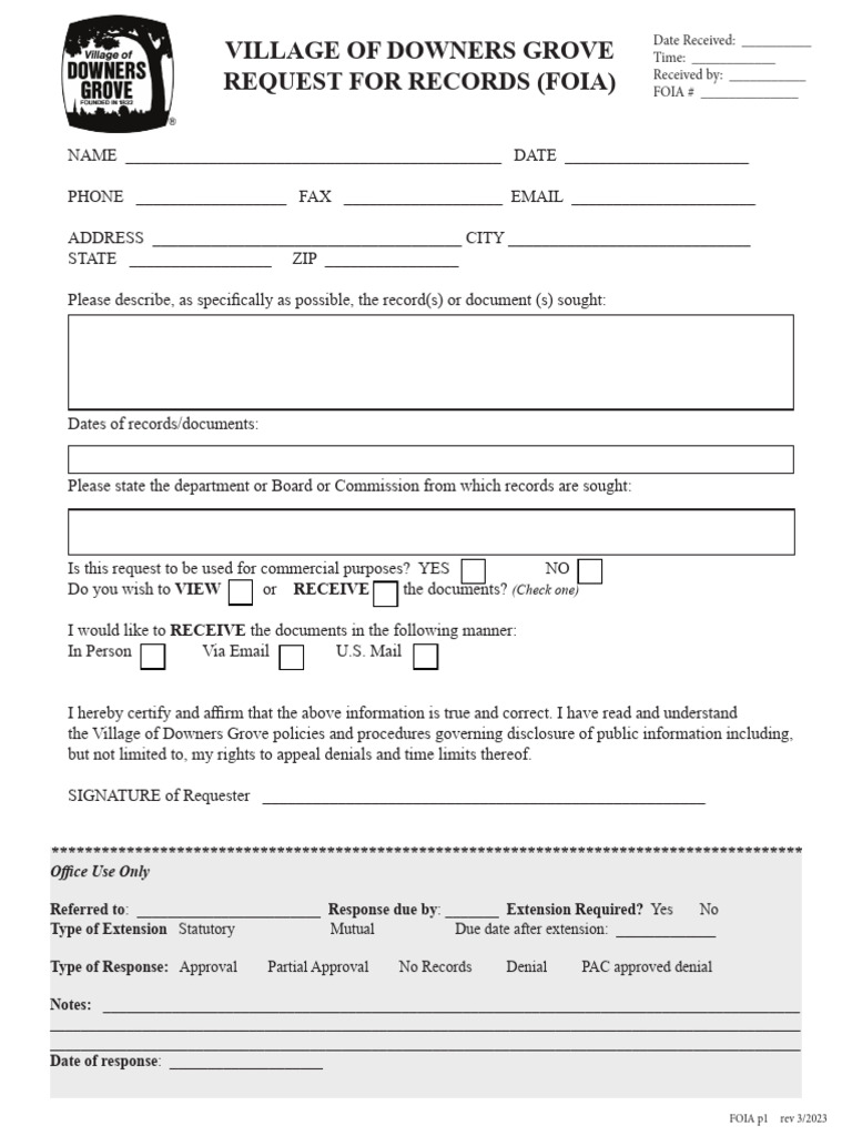 FOIA-fillable_303 | PDF | Freedom Of Information Act (United States ...