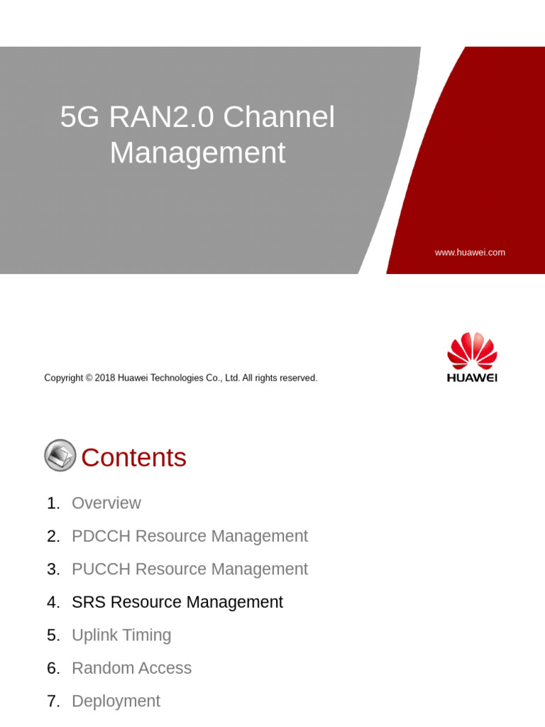 03 5G SRS Resource Management & Uplink Timing | PDF | Telecommunications | Telecommunications ...