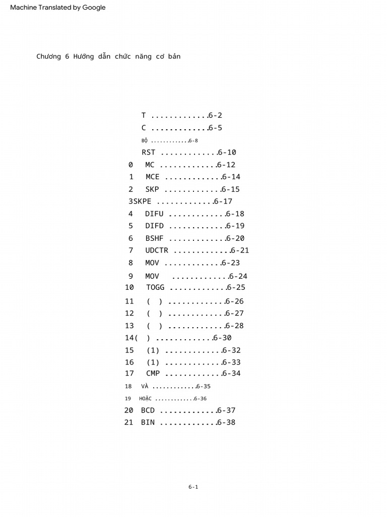 Chapter - 6 Basic Function Instruction | PDF
