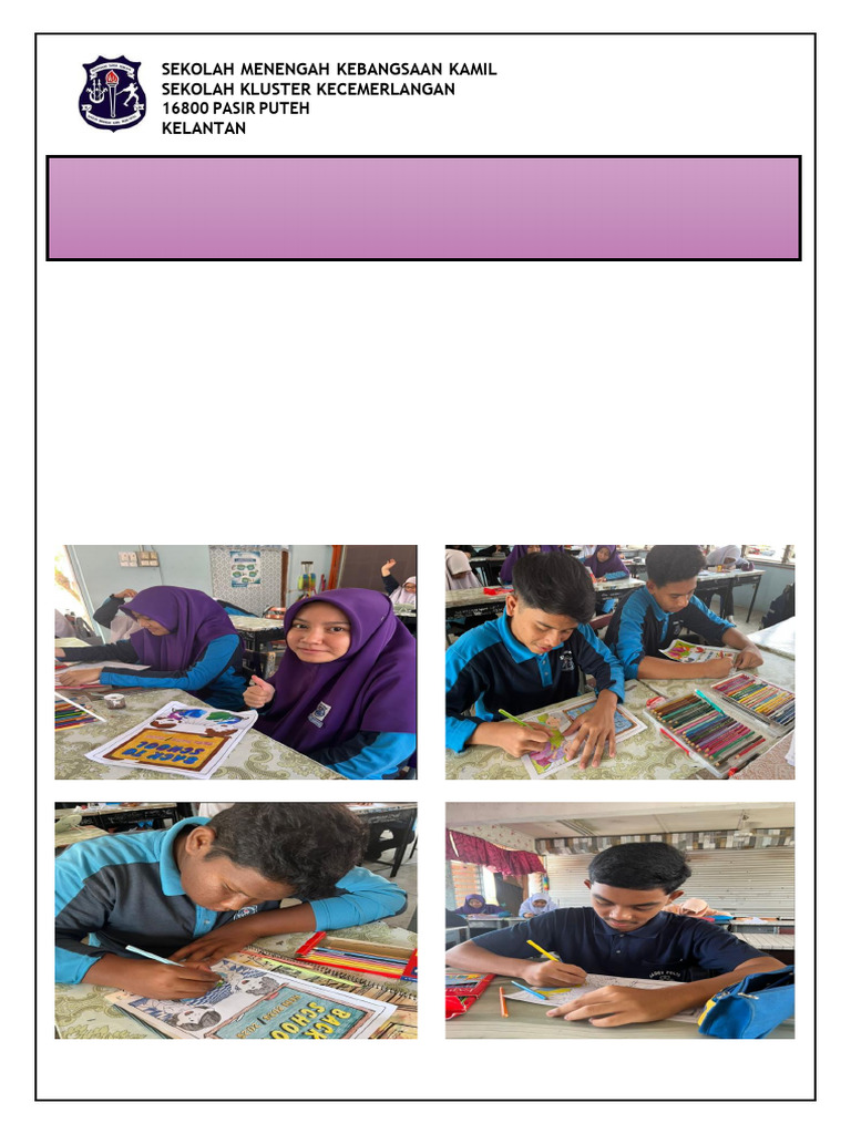 Program Santai Minggu Ceria (Mari Mewarna) | PDF