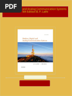 Sample Modern Digital and Analog Communication Systems 5th Editon Lathi ...