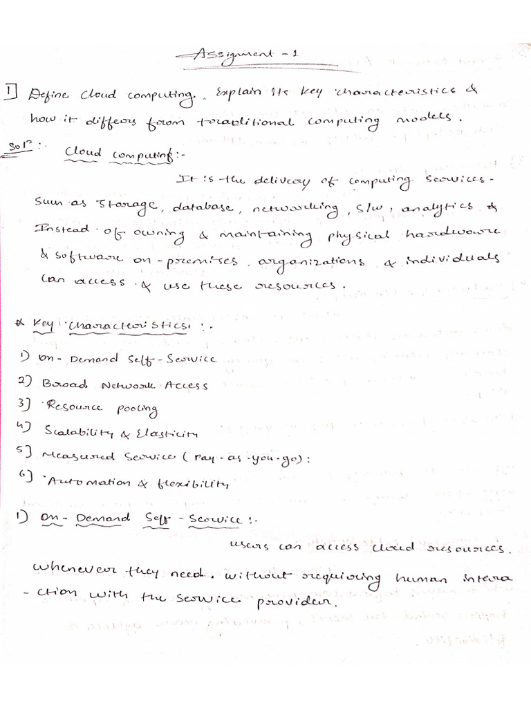 CC Assignment 1-4 Only | PDF