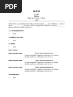 Personal Dossier Template | PDF