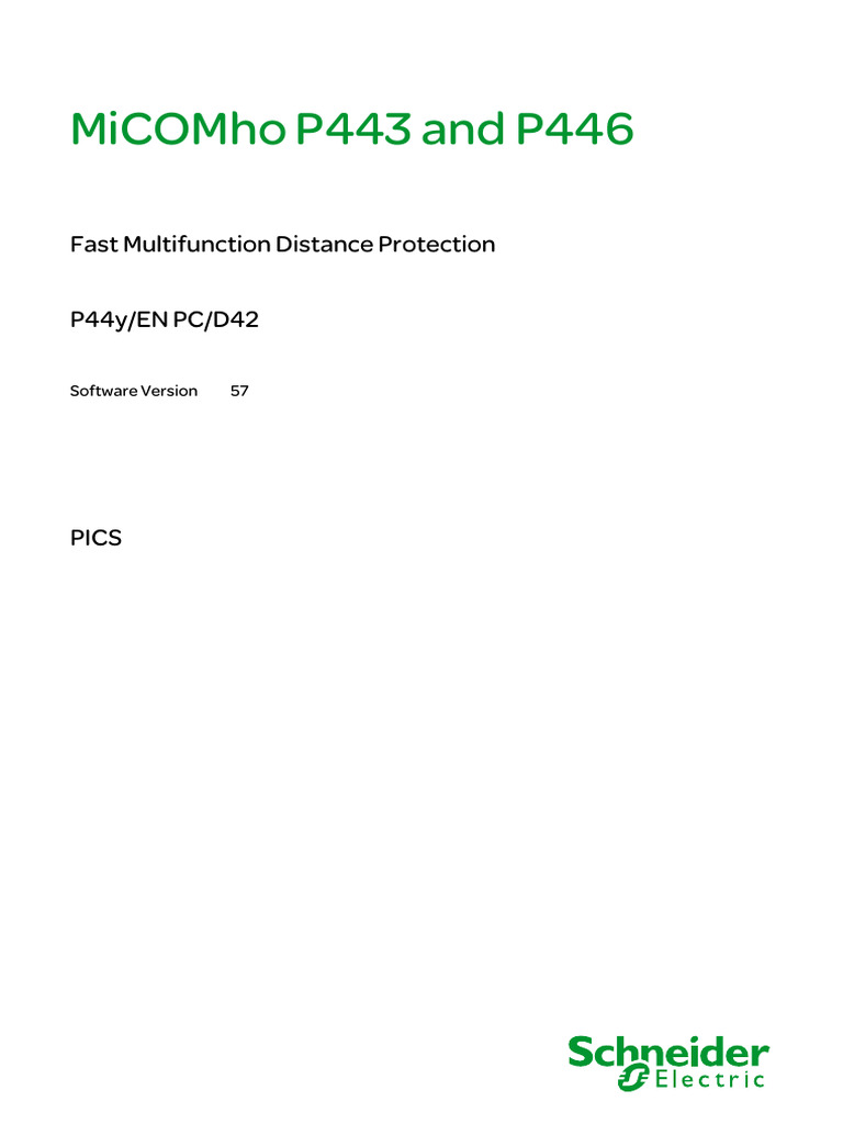 (P444) PICS P44y - EN - PC - D42 - V57 | PDF | Computer Networking | Computer Engineering