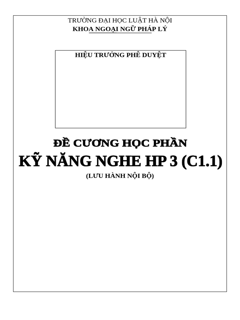 K Năng Nghe HP3 - 3TC | PDF
