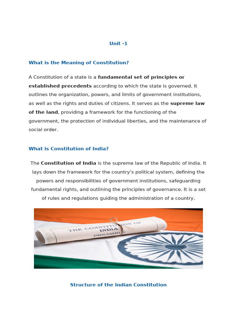 Constitution of india | PDF | Legal Documents | Governance