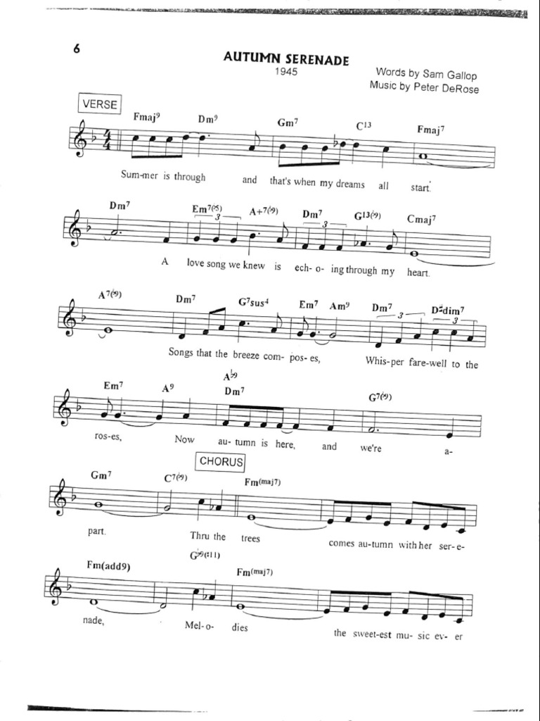 Autumn Serenade | PDF