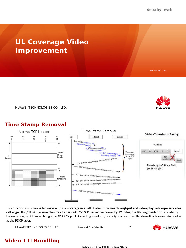 UL Coverage Video Improvement | PDF | Transmission Control Protocol ...