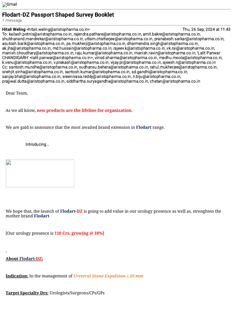 Gmail - Flodart-DZ Passport Shaped Survey Booklet | PDF | Business ...