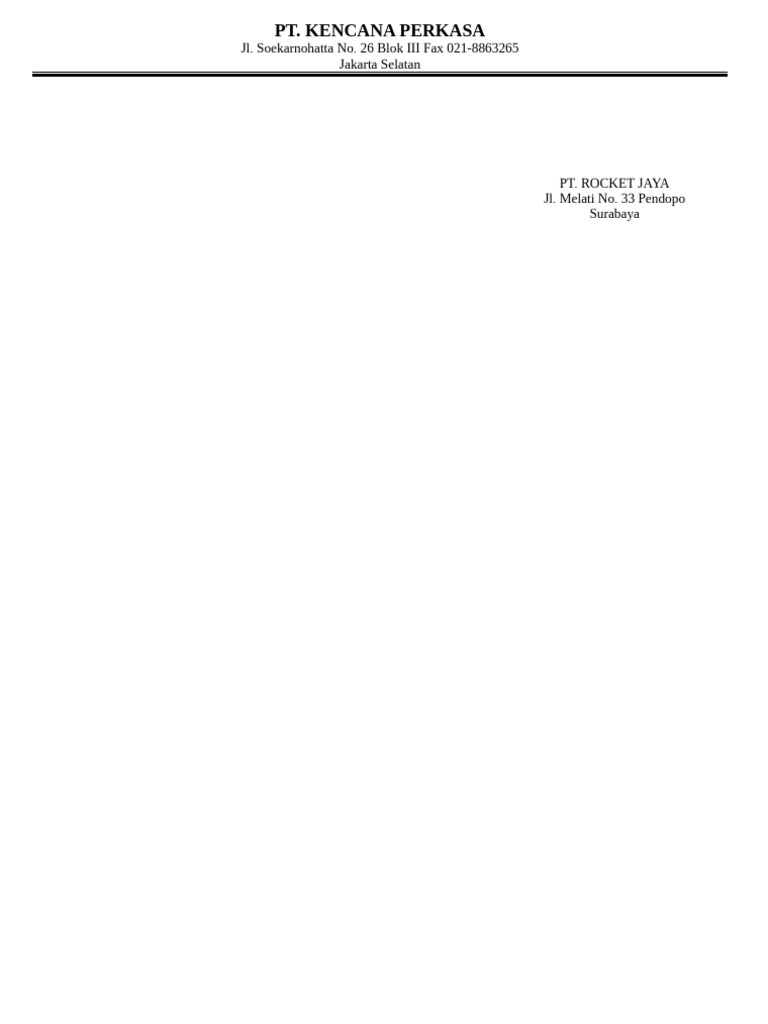 Ujk Amplop Surat | PDF