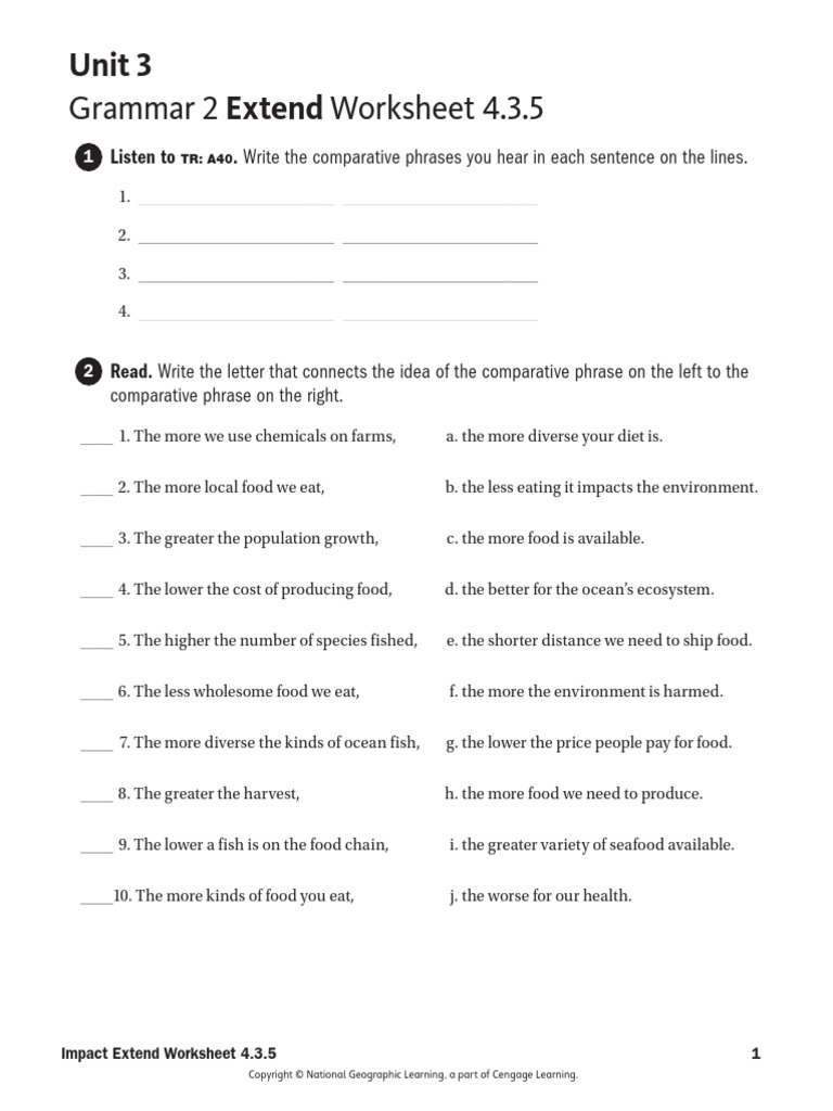 Owi l04 u03 05 Worksheet | PDF