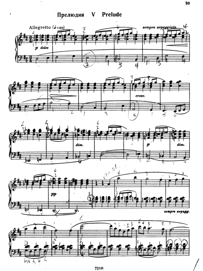 Shostakovich Preludes and Fugues No5 | PDF