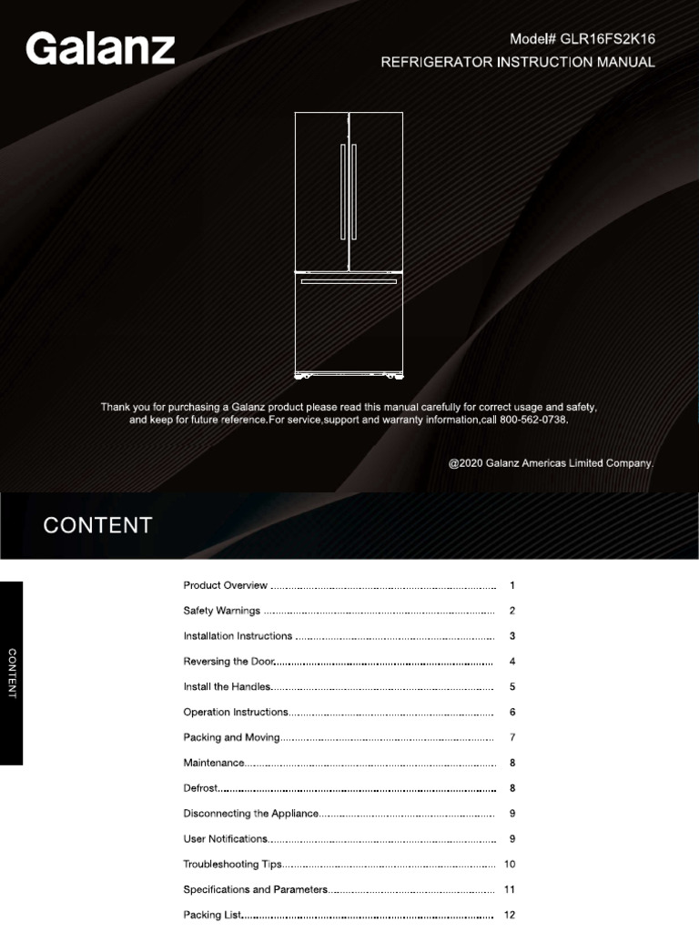 GLR16FS2K16 User Manual (1) | PDF