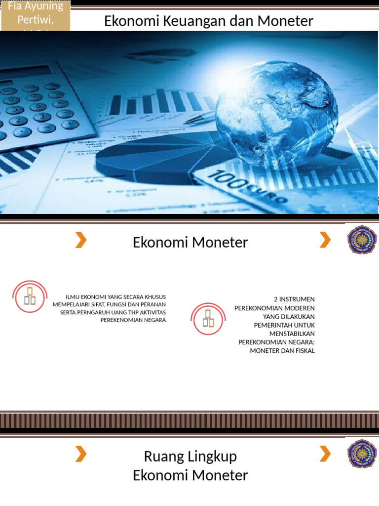 PPT PERTEMUAN 1 EKONOMI KEUANGAN DAN MONETER | PDF