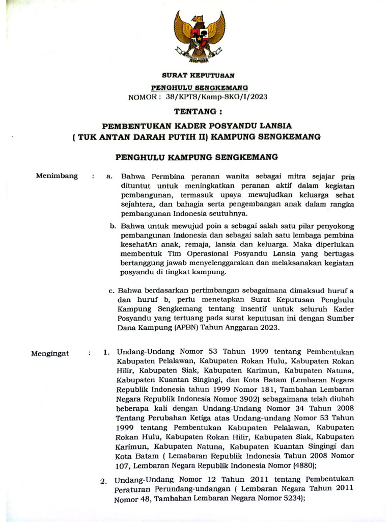 SK Pustu Kader Sengkemang | PDF
