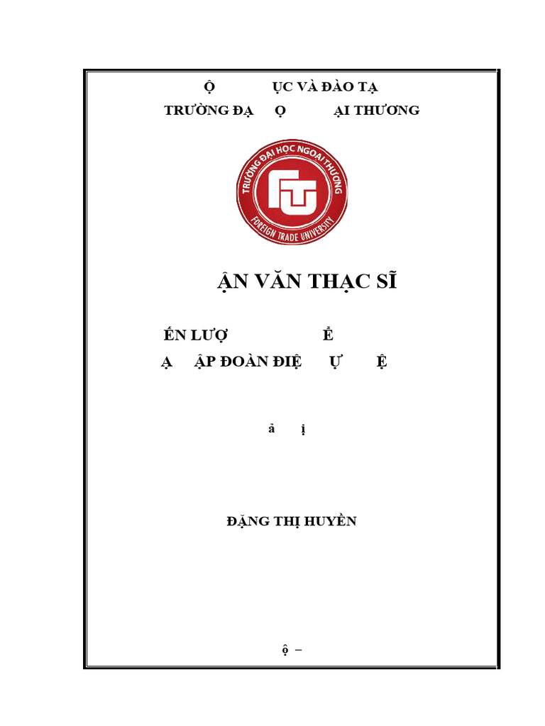 1dang - Thi - Huyen - CHIEN LUOC KD TAP DOAN DIEN LUC | PDF