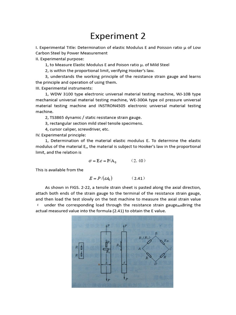 lab2 hook_s law | PDF | Young's Modulus | Elasticity (Physics)