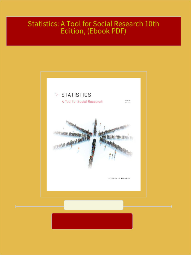 Statistics: A Tool For Social Research 10th Edition, (Ebook PDF | PDF ...